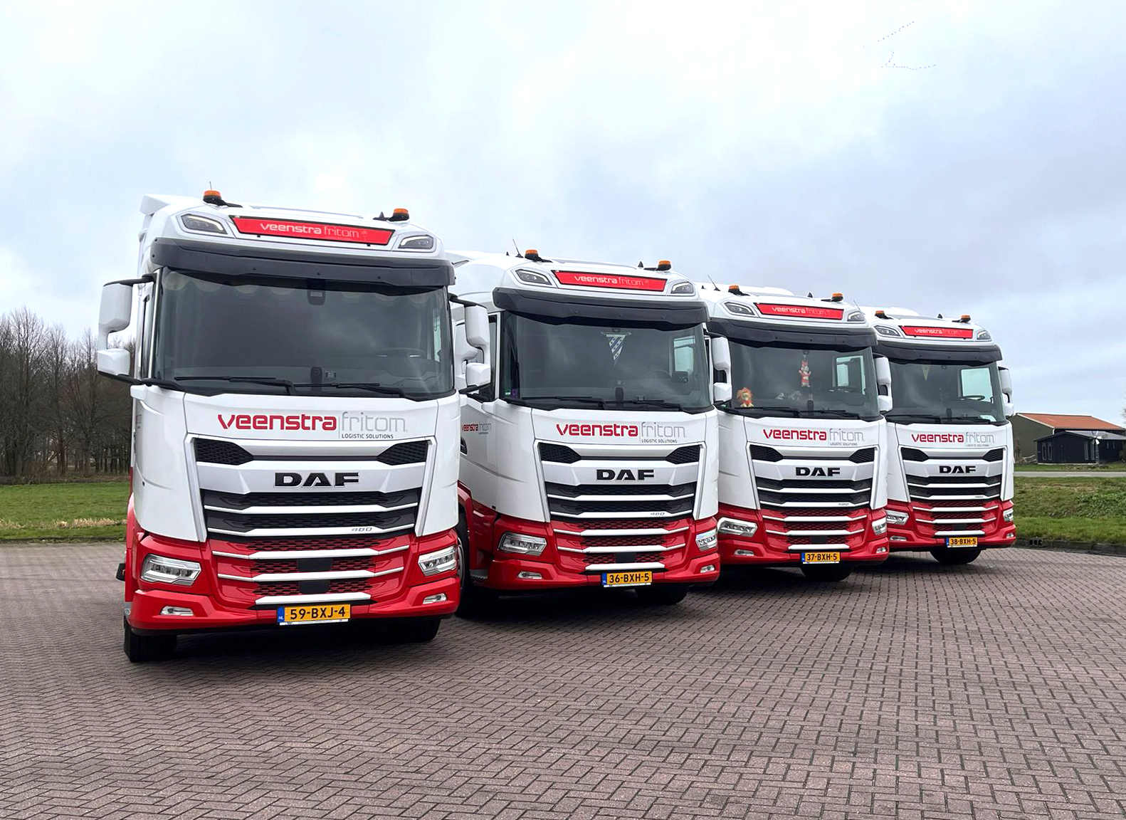 DAF XG 480 trekkers voor Veenstra|Fritom